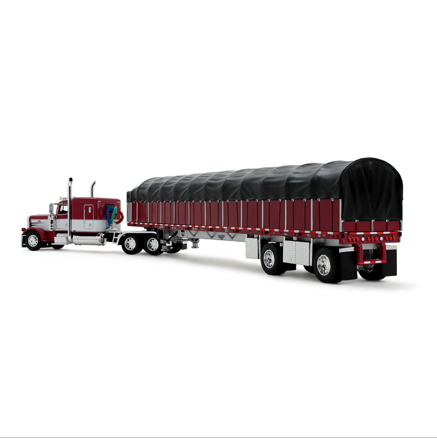 1/64 Peterbilt Model 389 - Maroon/White – Holbrook Toys